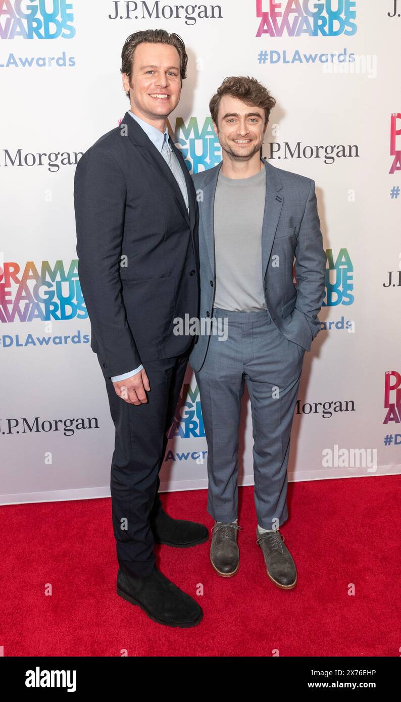 Jonathan Groff and Daniel Radcliffe attend 90th Annual Drama League ...