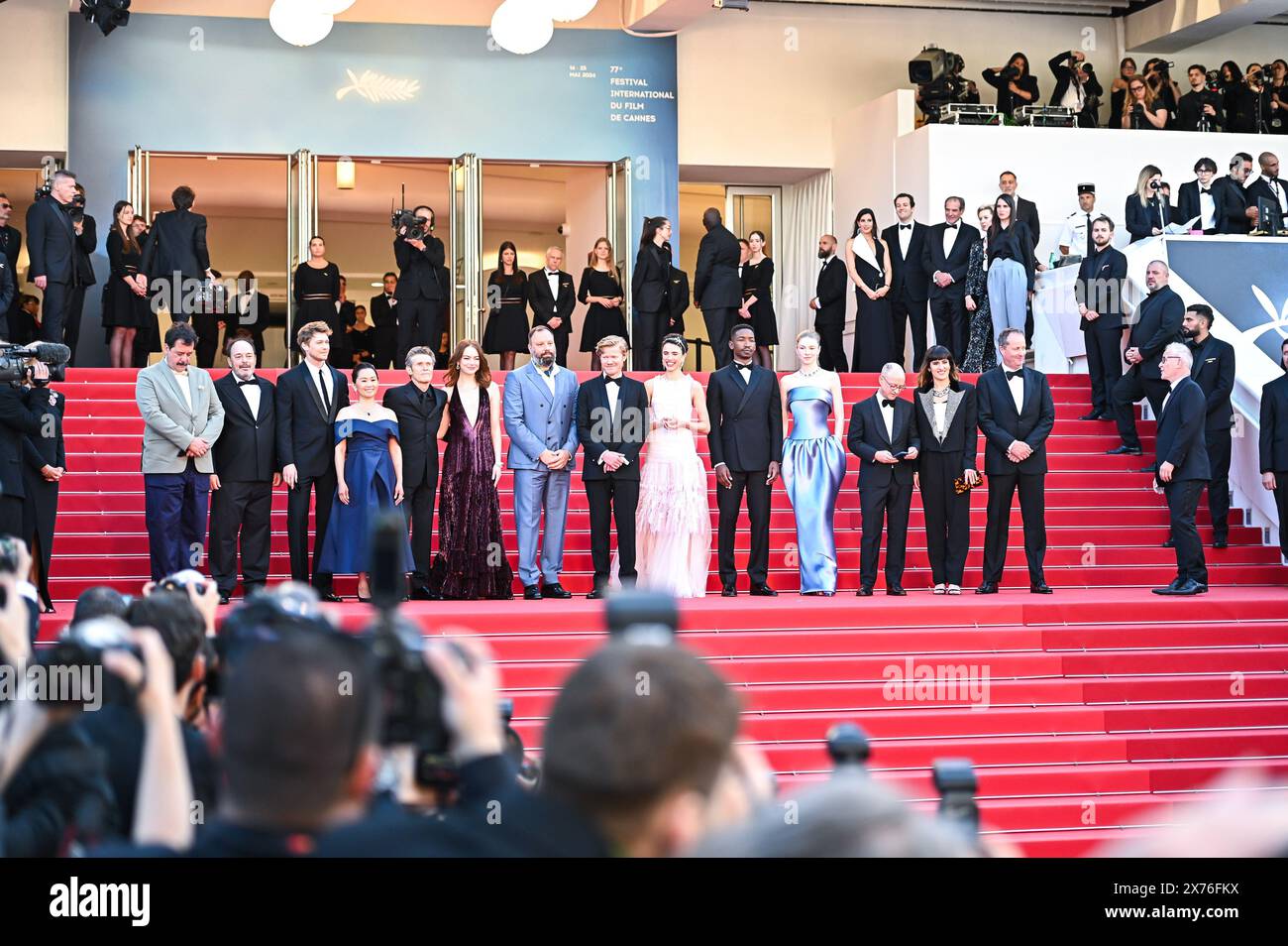 Cannes, France. 17th May, 2024. Joe Alwyn, Hong Chau, Willem Dafoe ...