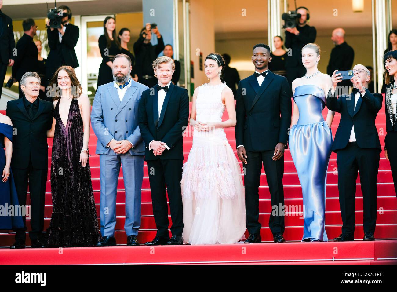 Cannes, France. 17th May, 2024. Joe Alwyn, Hong Chau, Willem Dafoe ...