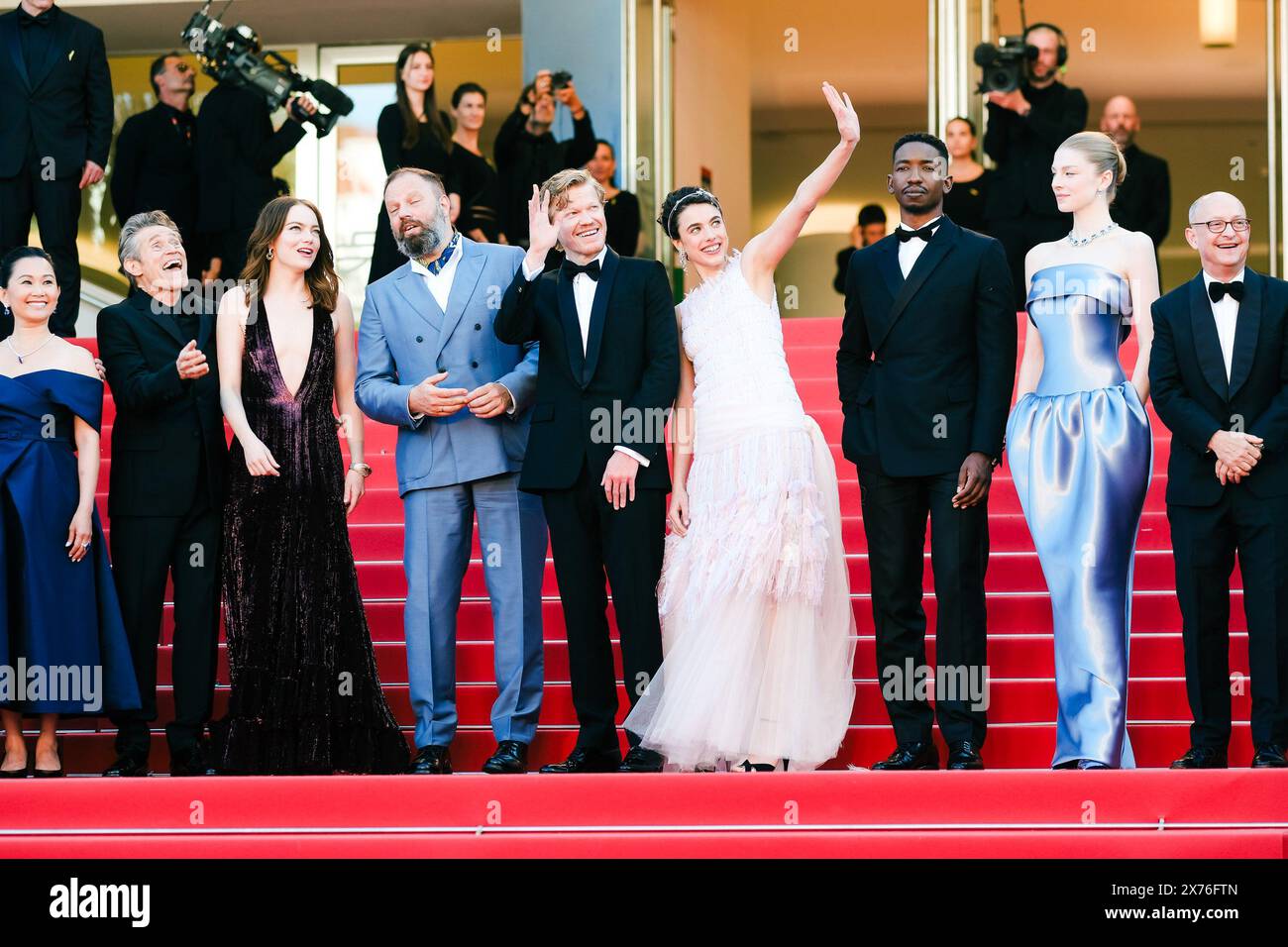 Cannes, France. 17th May, 2024. Joe Alwyn, Hong Chau, Willem Dafoe ...