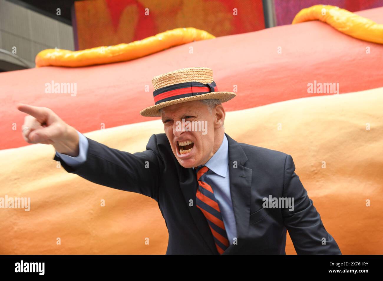 New York, USA. 17th May, 2024. Co-founder of Major Leauge Eating George ...