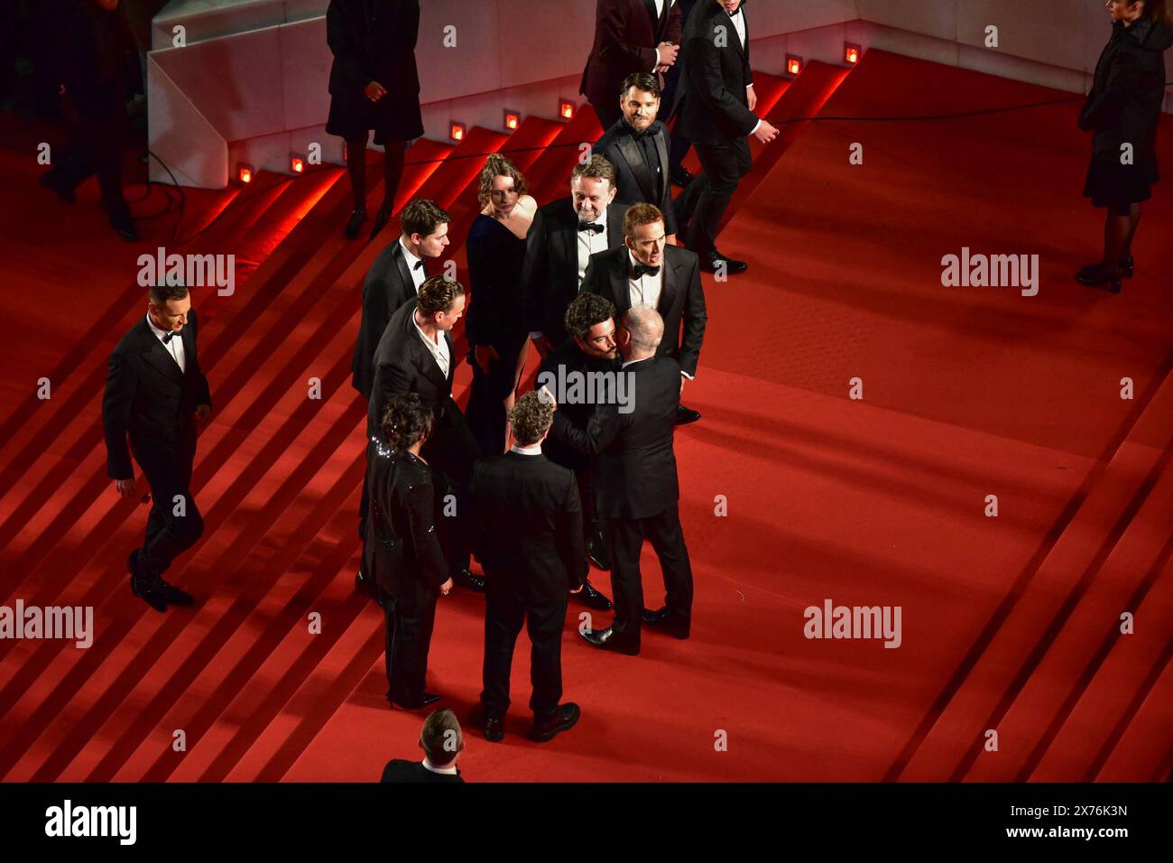 Cannes, France. 17th May, 2024. Austen Wilmot, Robert Connolly, a guest ...