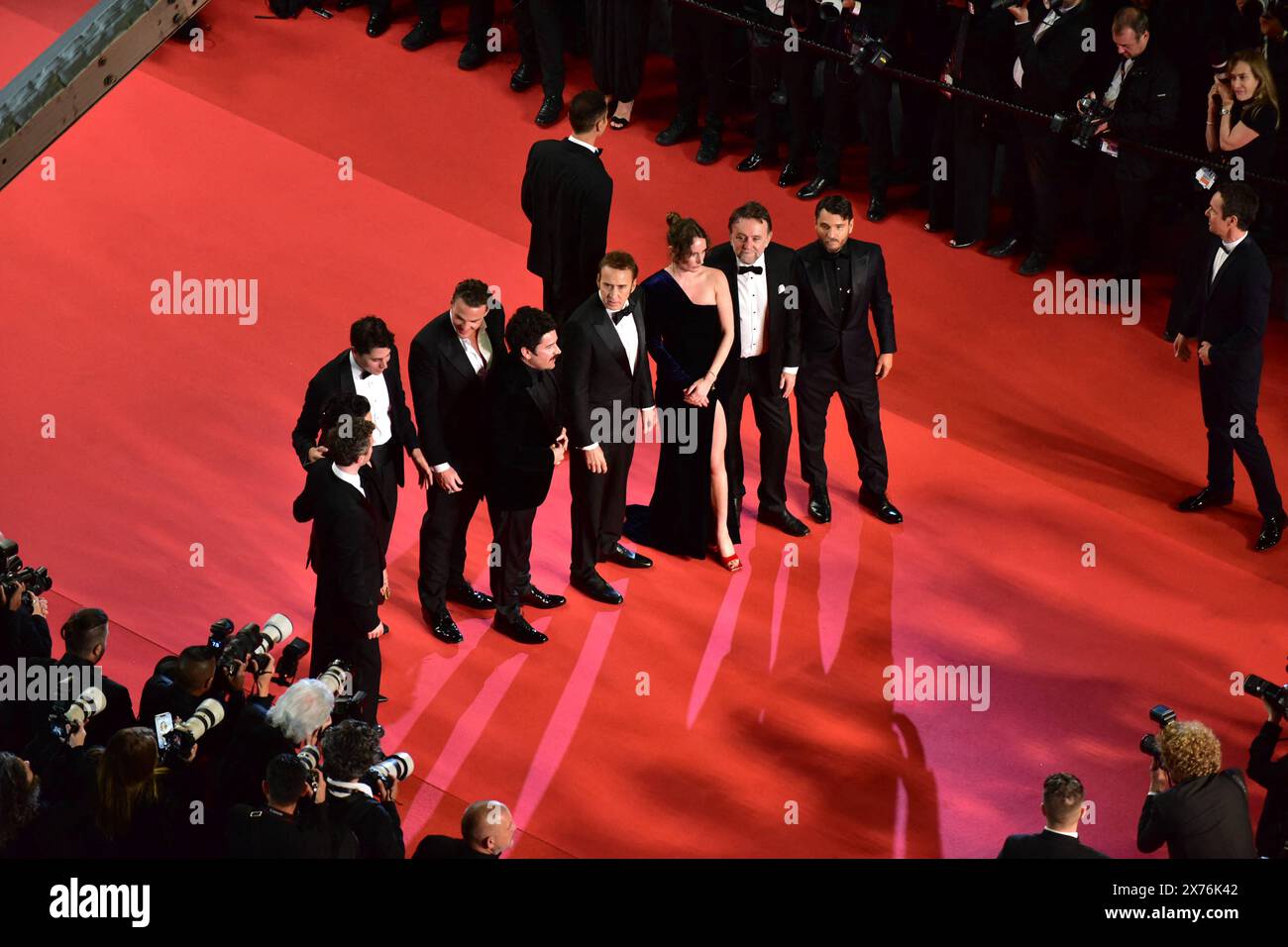 Cannes, France. 17th May, 2024. Austen Wilmot, Robert Connolly, a guest ...