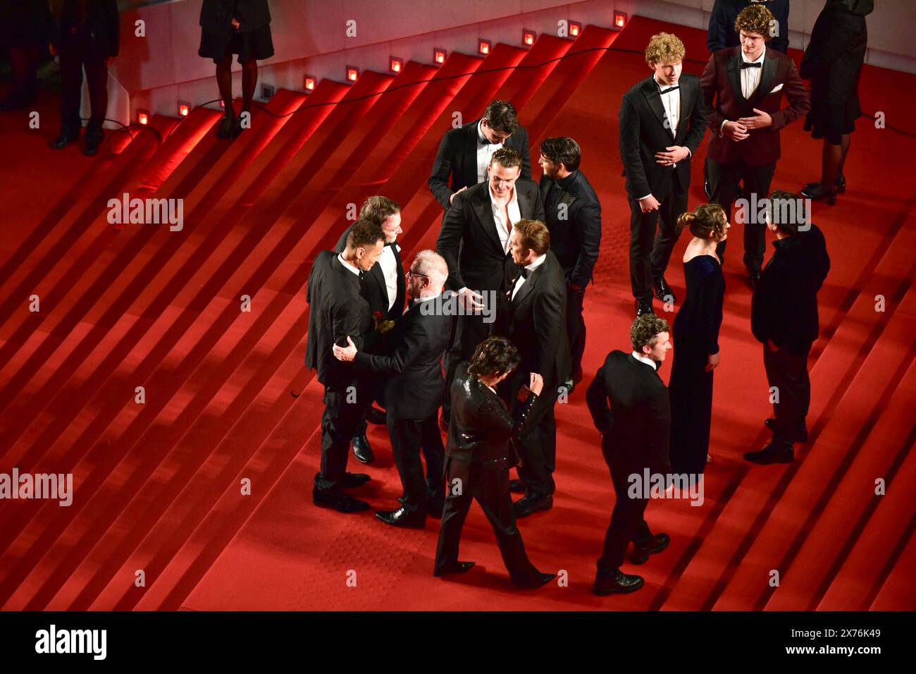 Cannes, France. 17th May, 2024. Austen Wilmot, Robert Connolly, a guest ...