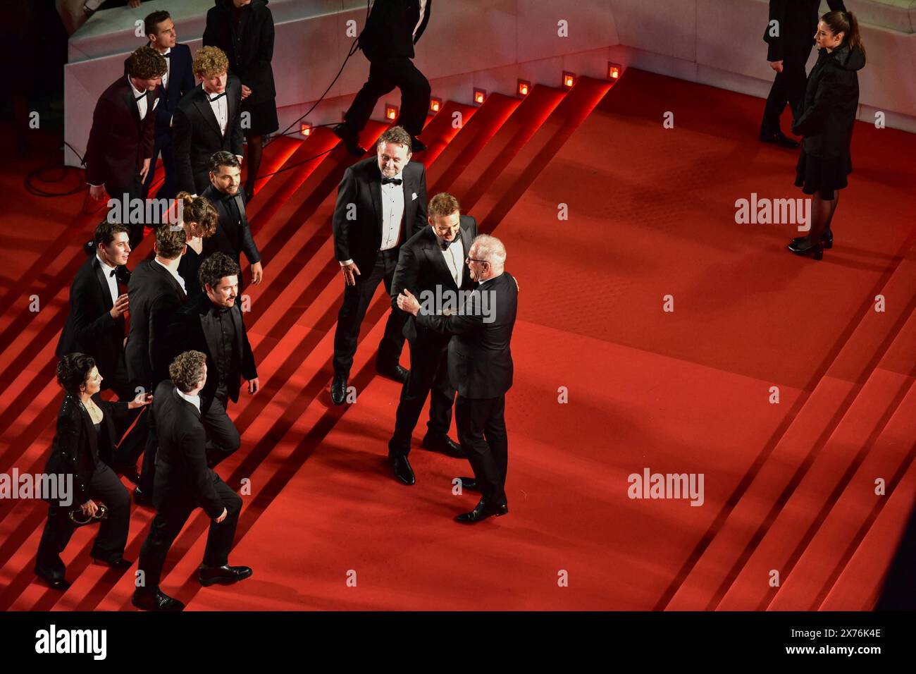 Cannes, France. 17th May, 2024. Austen Wilmot, Robert Connolly, a guest ...
