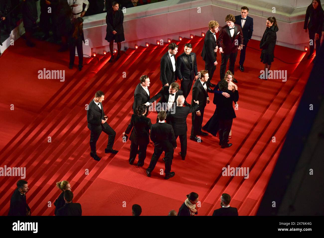 Cannes, France. 17th May, 2024. Austen Wilmot, Robert Connolly, a guest ...