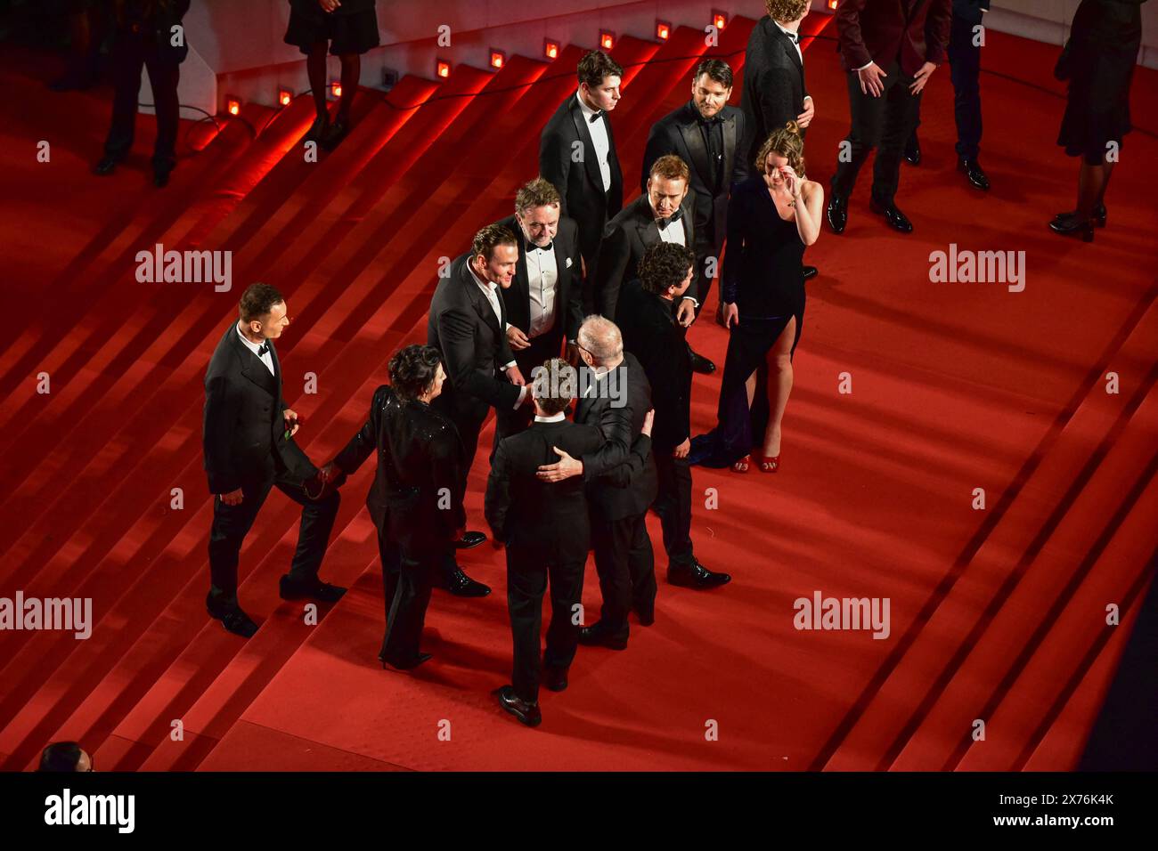 Cannes, France. 17th May, 2024. Austen Wilmot, Robert Connolly, a guest ...