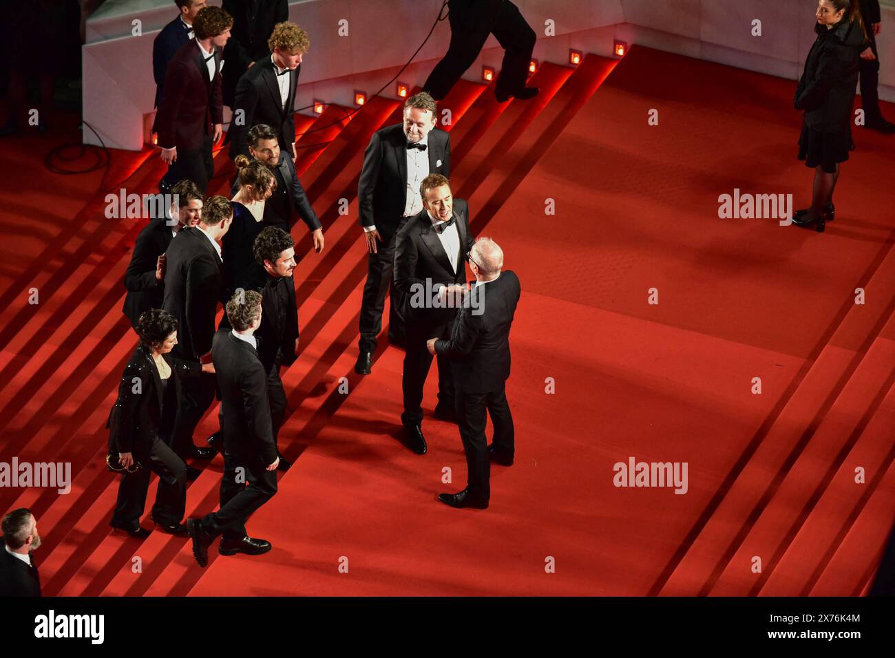 Cannes, France. 17th May, 2024. Austen Wilmot, Robert Connolly, a guest ...