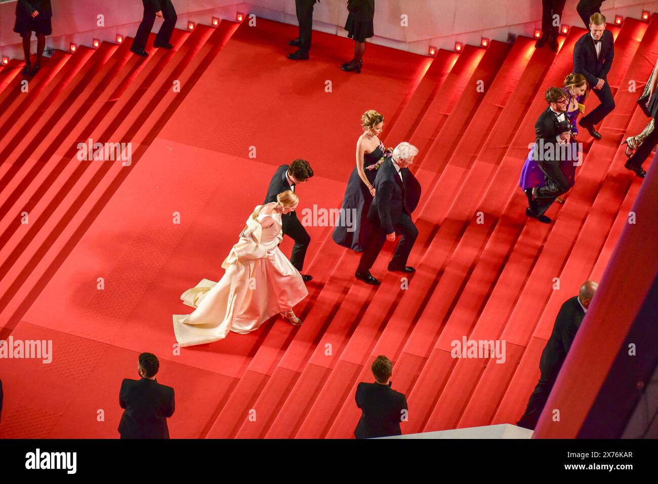 Cannes, France. 17th May, 2024. Luisa Law, Tiffany Boyle, a guest ...