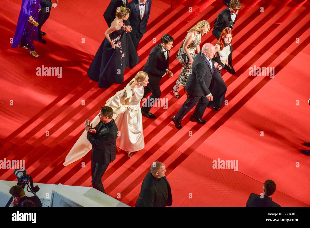 Cannes, France. 17th May, 2024. Luisa Law, Tiffany Boyle, a guest ...