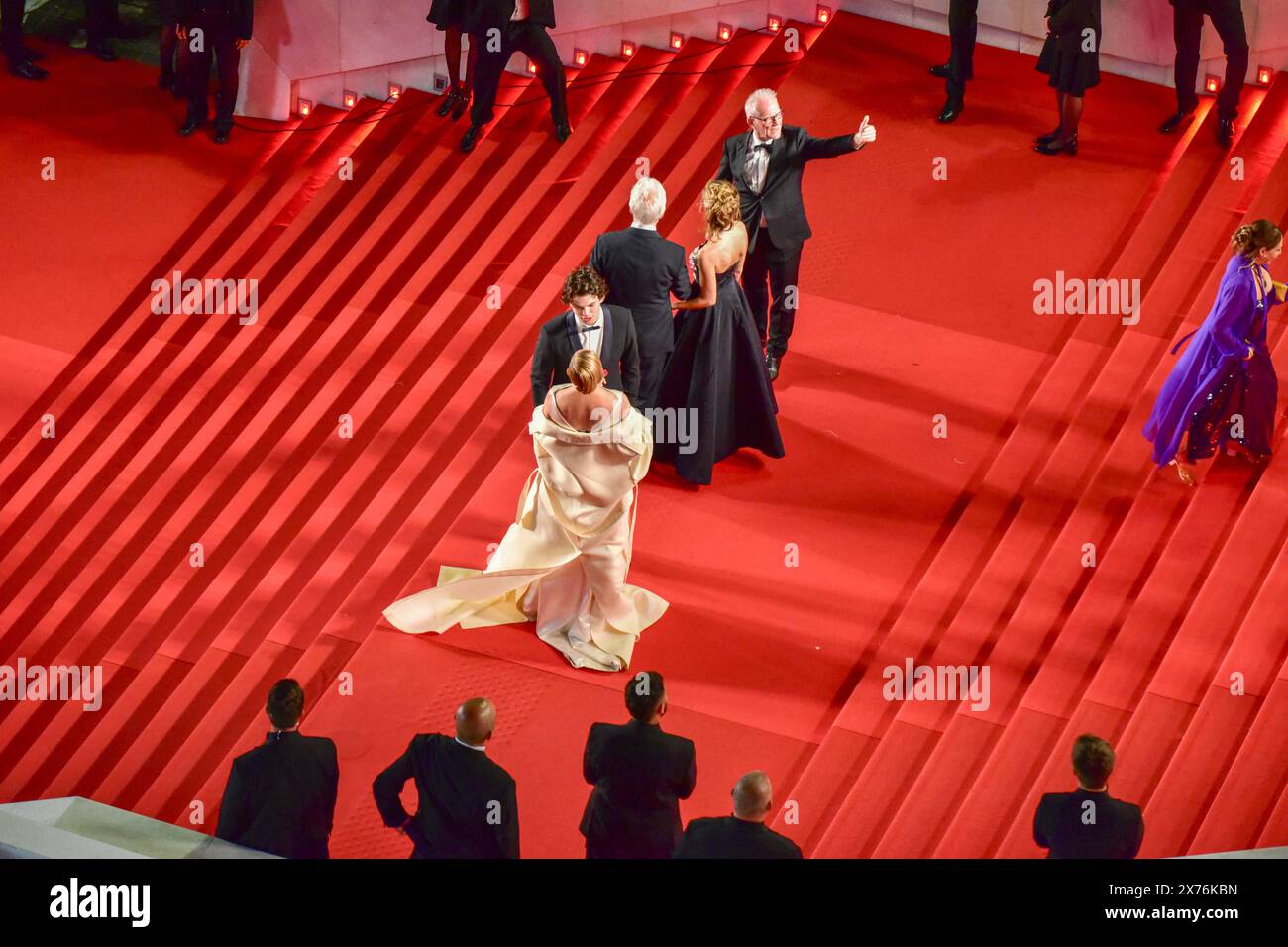 Cannes, France. 17th May, 2024. Luisa Law, Tiffany Boyle, a guest ...