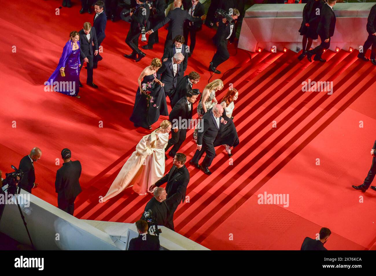 Cannes, France. 17th May, 2024. Luisa Law, Tiffany Boyle, a guest ...
