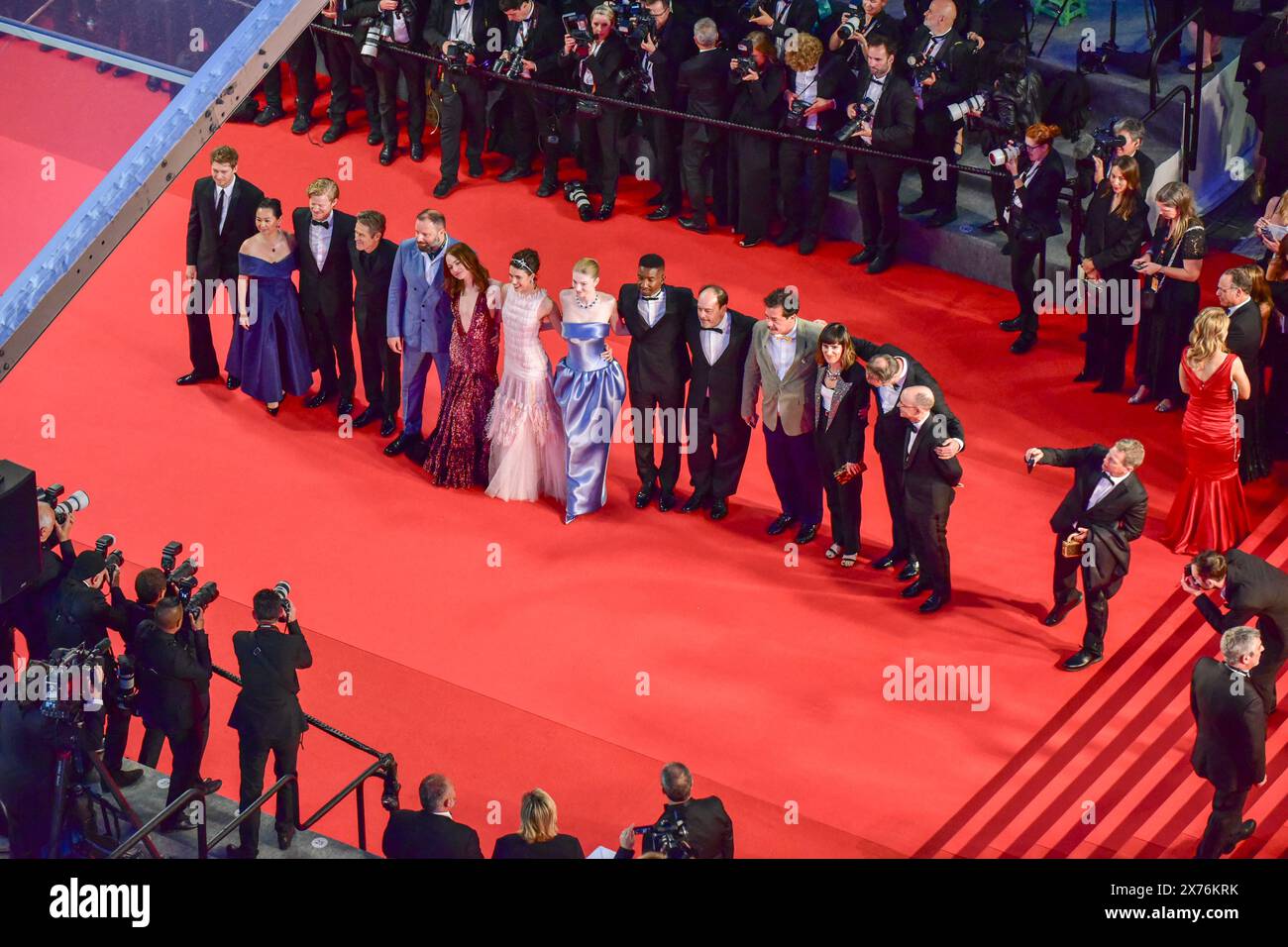 Cannes, France. 17th May, 2024. Hong Chau, Joe Alwyn, Willem Dafoe ...