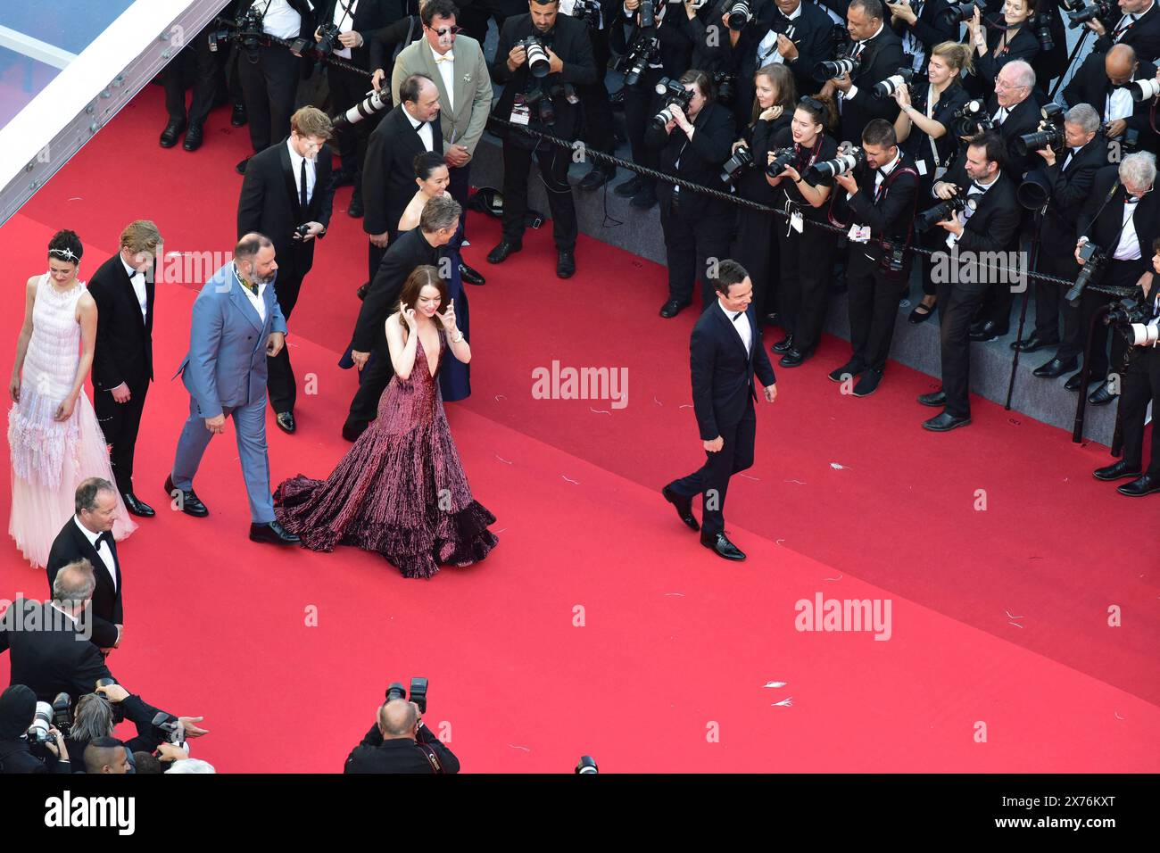 Cannes, France. 17th May, 2024. Hong Chau, Joe Alwyn, Willem Dafoe ...