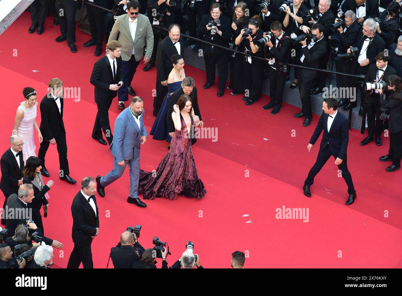 Cannes, France. 17th May, 2024. Hong Chau, Joe Alwyn, Willem Dafoe ...