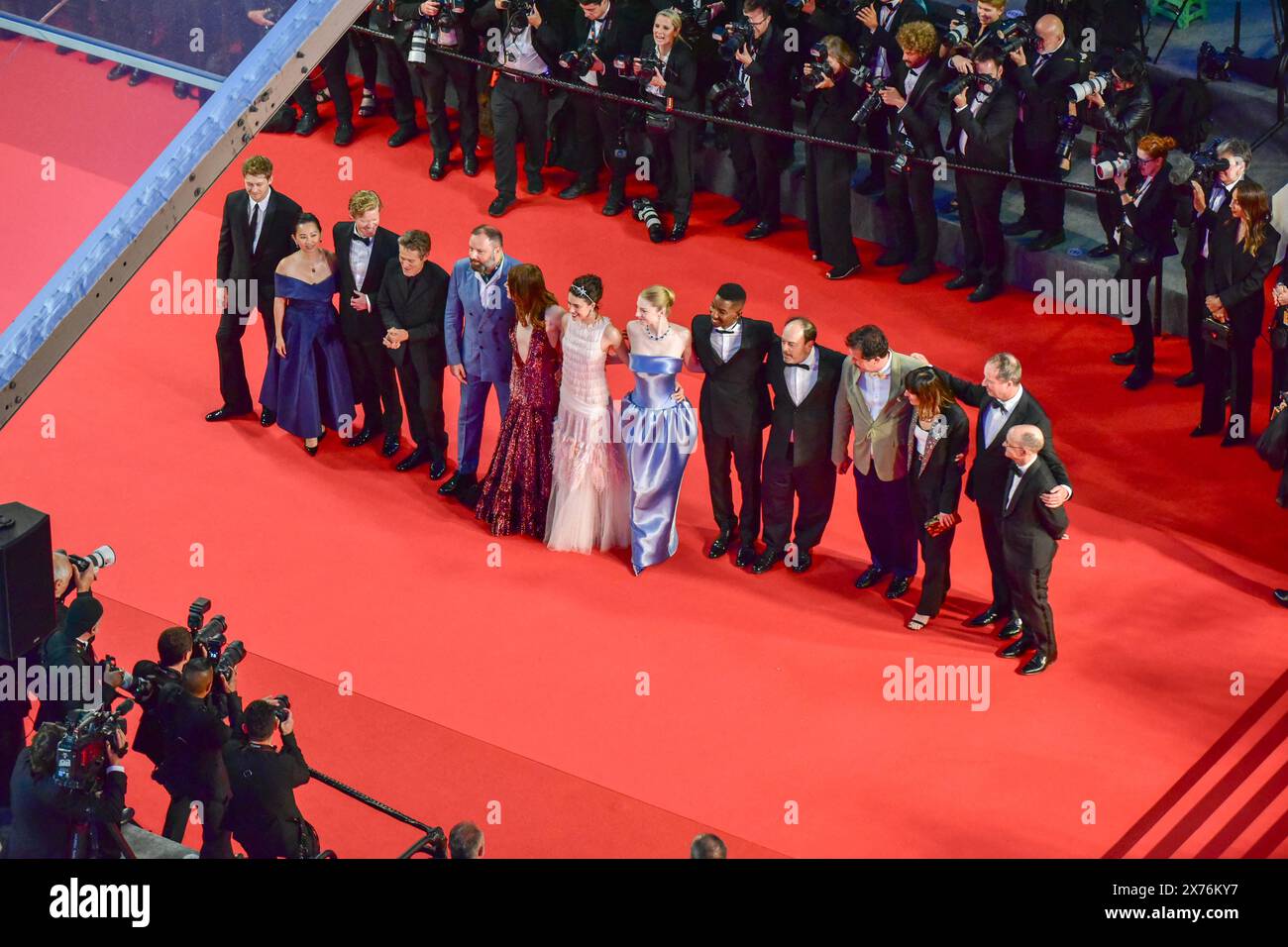 Cannes, France. 17th May, 2024. Hong Chau, Joe Alwyn, Willem Dafoe ...