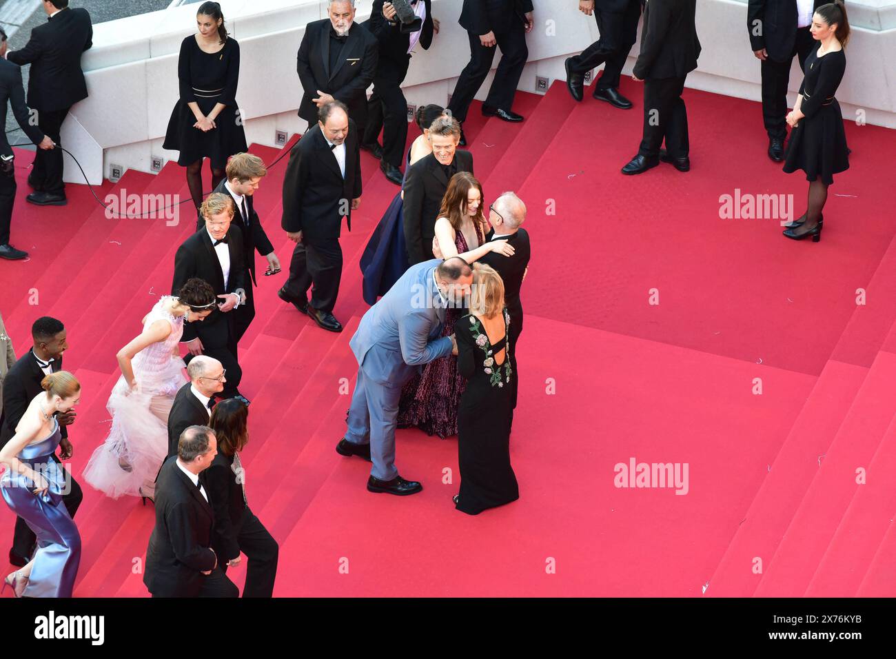 Cannes, France. 17th May, 2024. Hong Chau, Joe Alwyn, Willem Dafoe ...