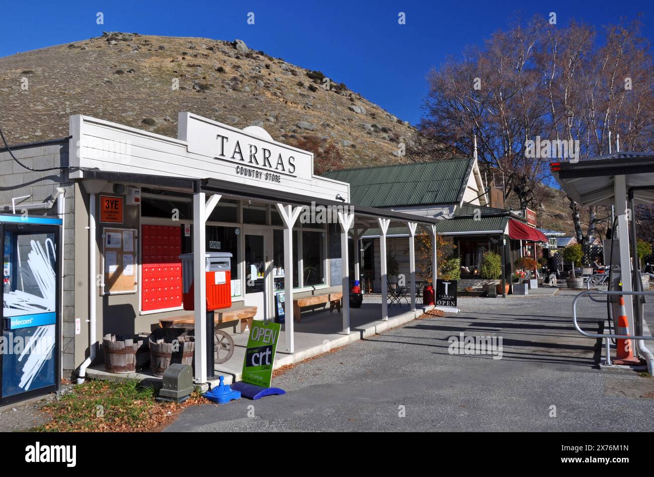Tarras, New Zealand - June 03, 2012: The Township of Tarras in Central ...