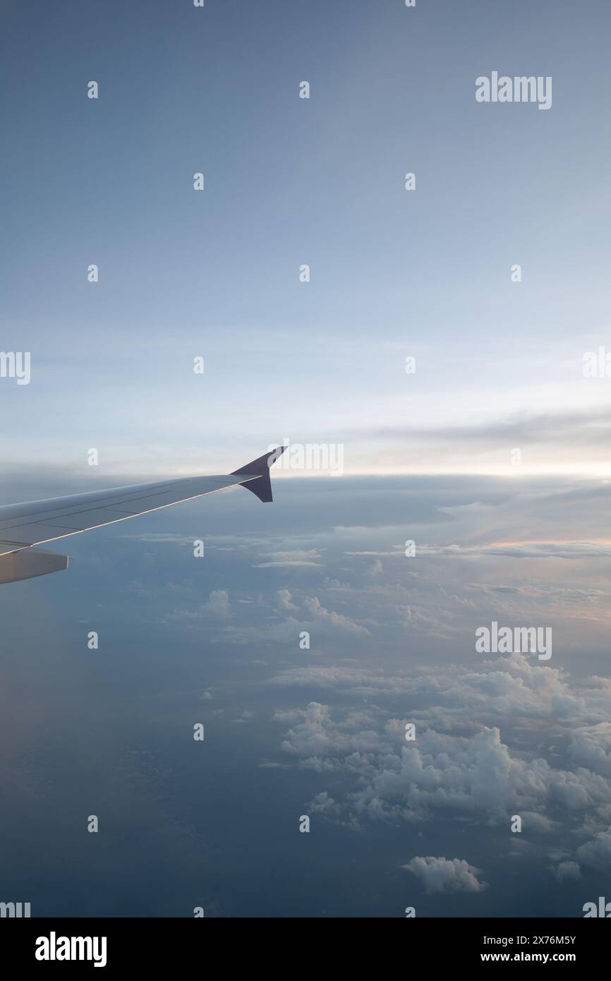 Aerial view from a wide-body jet aircraft Stock Photo - Alamy