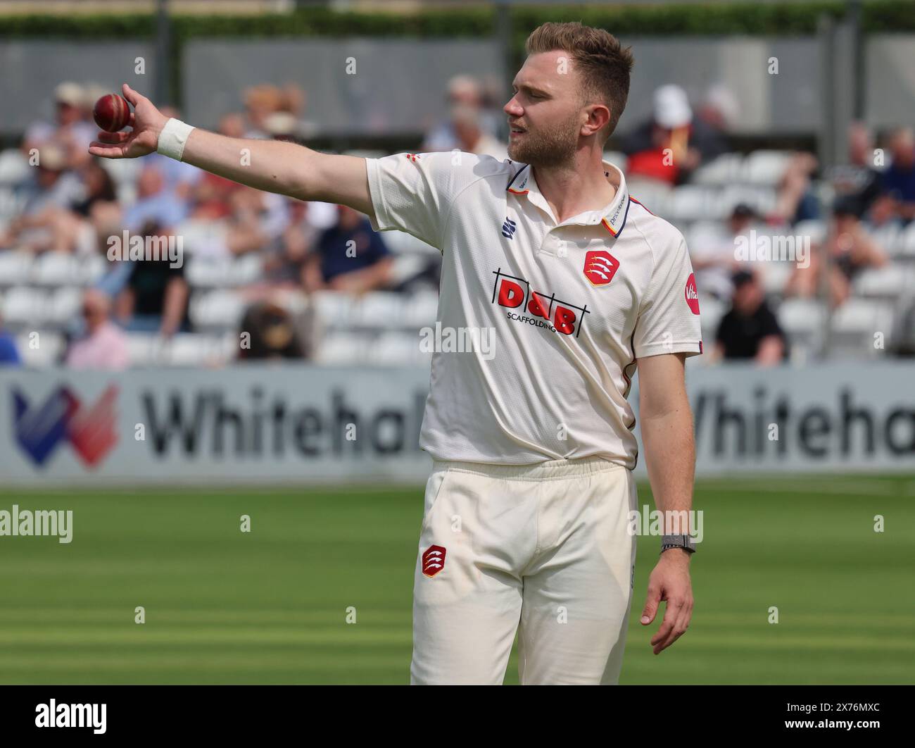 Chelmsford, UK. 17th May, 2024. Essex's Simon Cook during VITALITY ...
