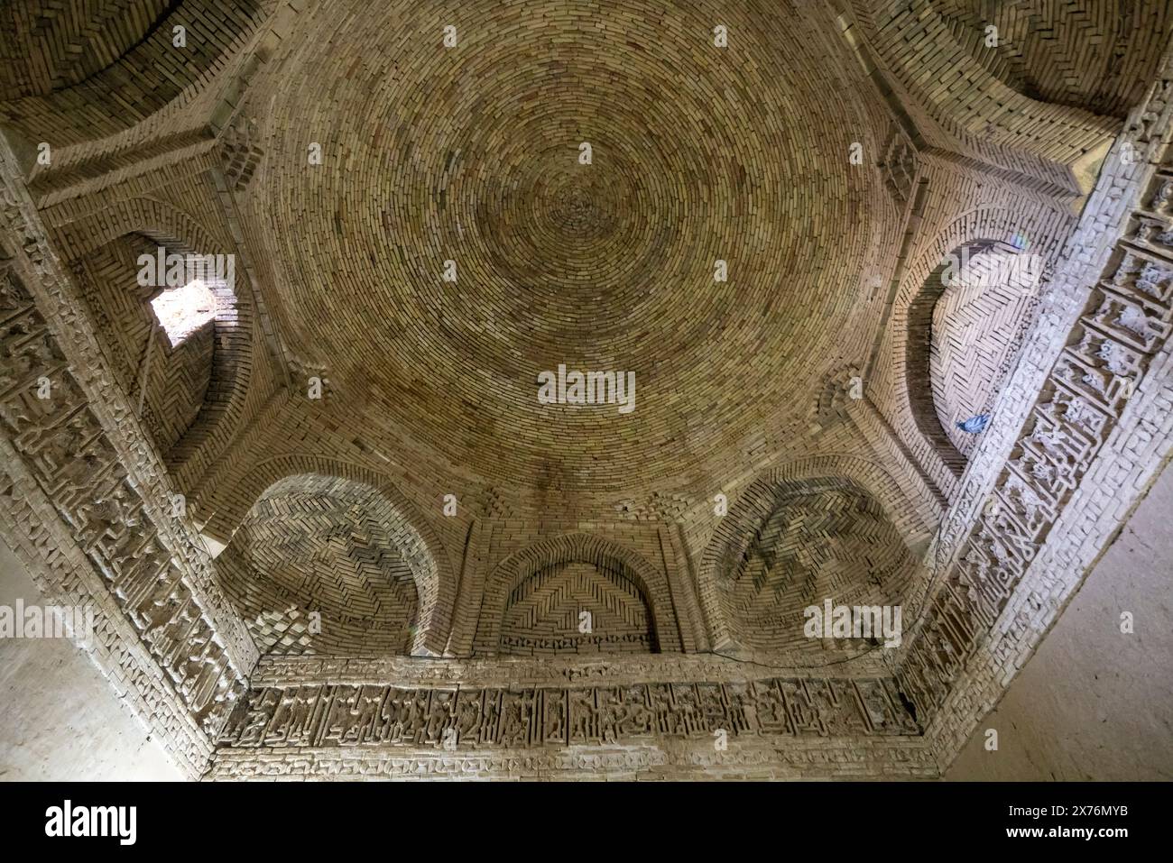 Zone of transition and dome of the Muhammad ibn Zayd mausoleum, dated ...
