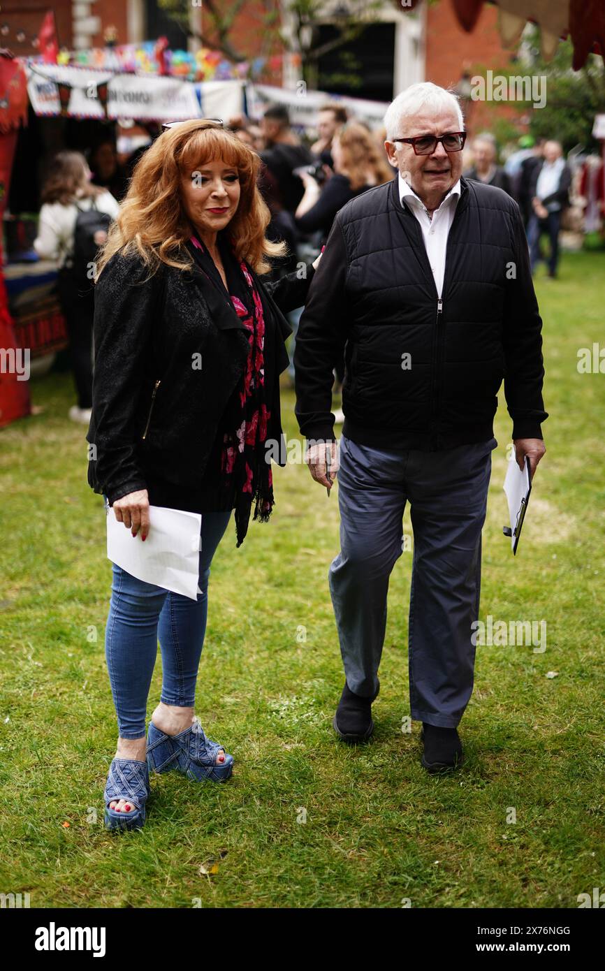 Harriet Thorpe and Christopher Biggins tour The West End Flea Market in ...
