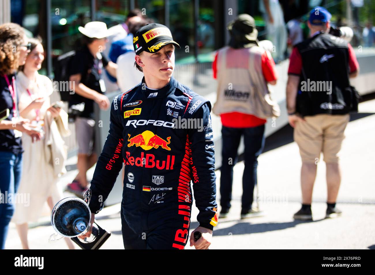 GOETHE Oliver (ger), Campos Racing, Dallara F3 2019, portrait during ...