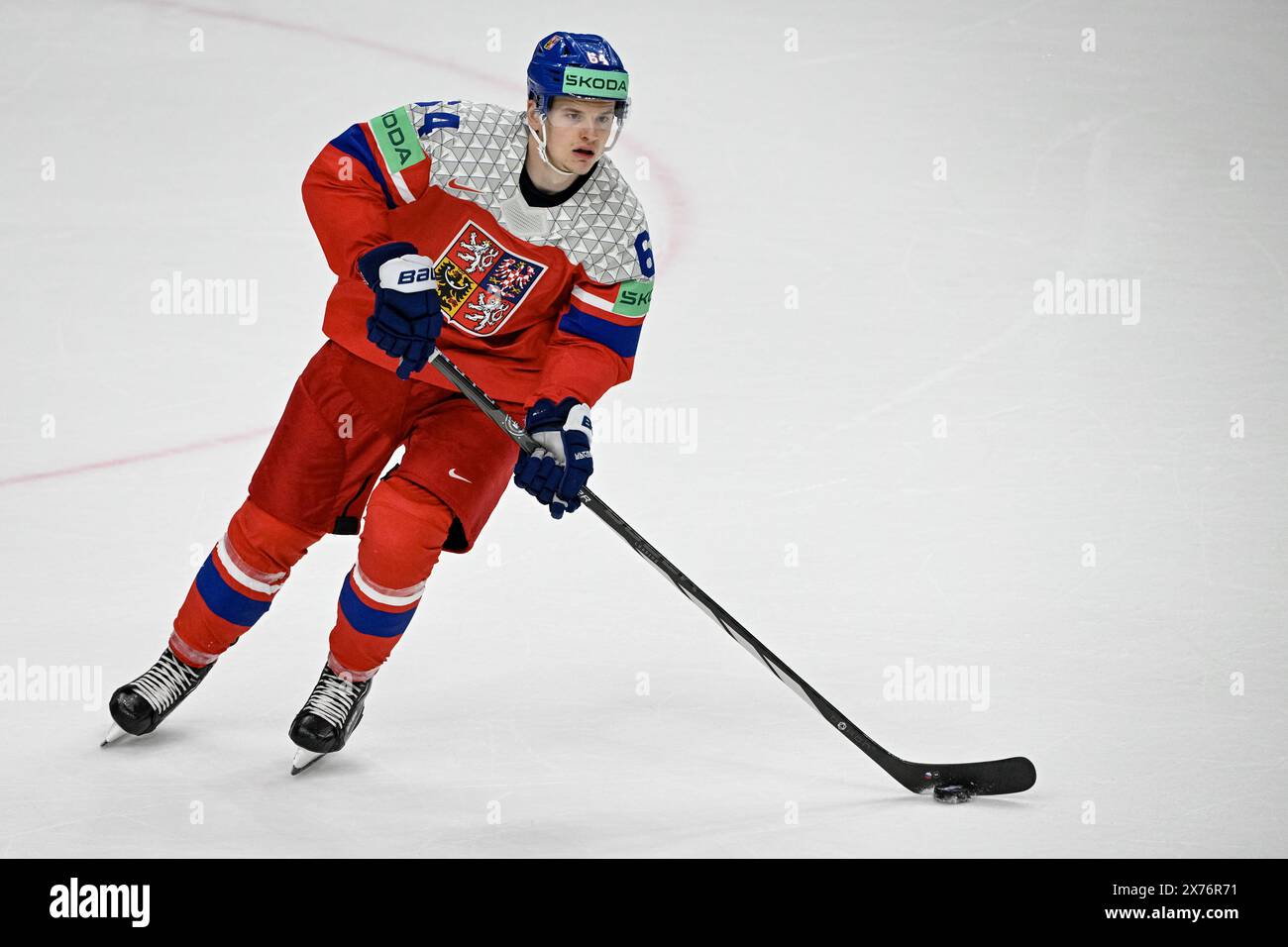David Kampf of Czech Republic during the 2024 IIHF World Championship ...