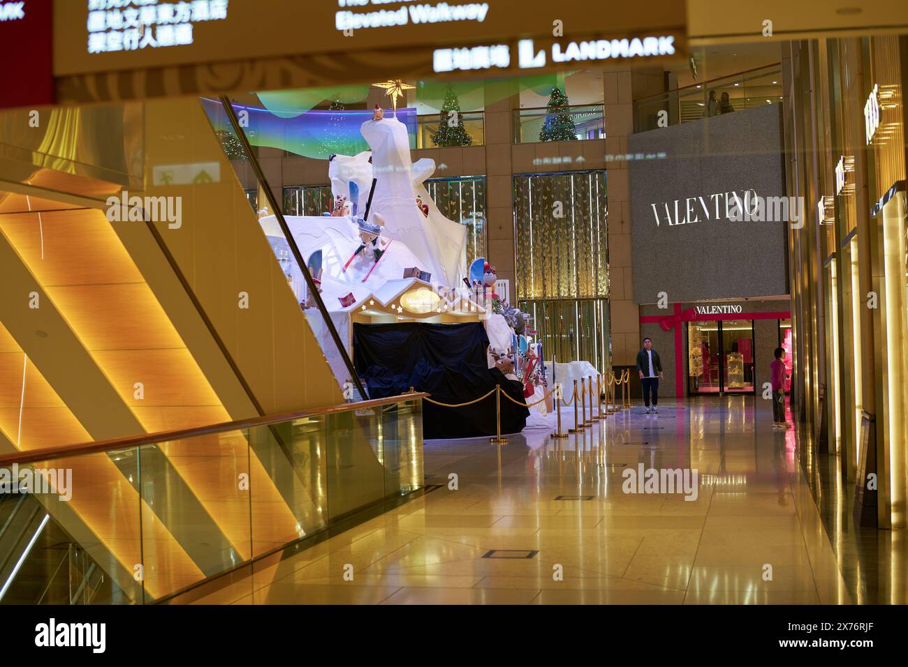 HONG KONG, CHINA - DECEMBER 05, 2023: Santa Paws Village Christmas ...
