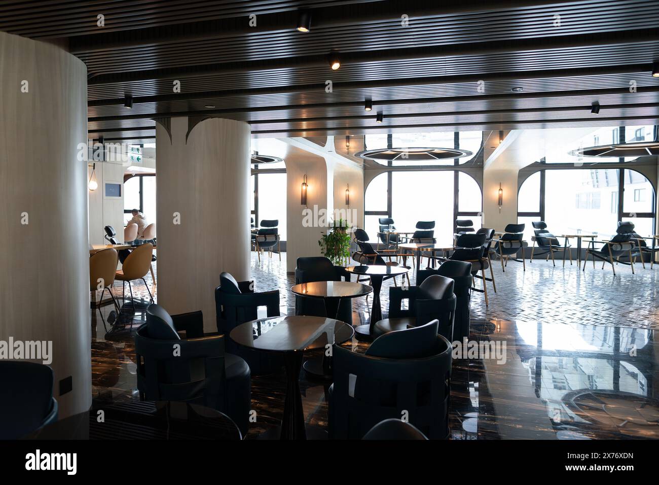 HONG KONG, CHINA - DECEMBER 06, 2023: interior shot of Executive Lounge ...