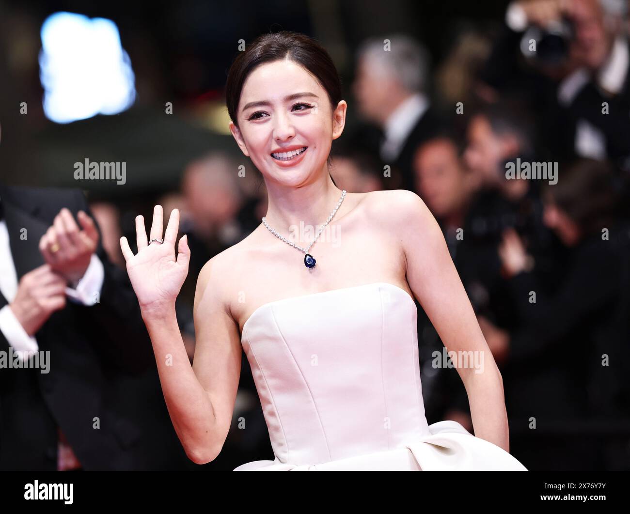 Cannes, France. 17th May, 2024. Chinese actress Tong Liya arrives at the red carpet for the film ...