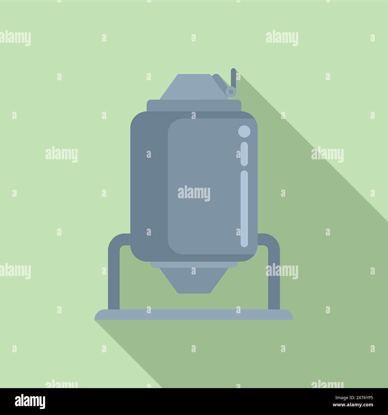 Minimalistic vector graphic of a stylized space capsule with a modern ...