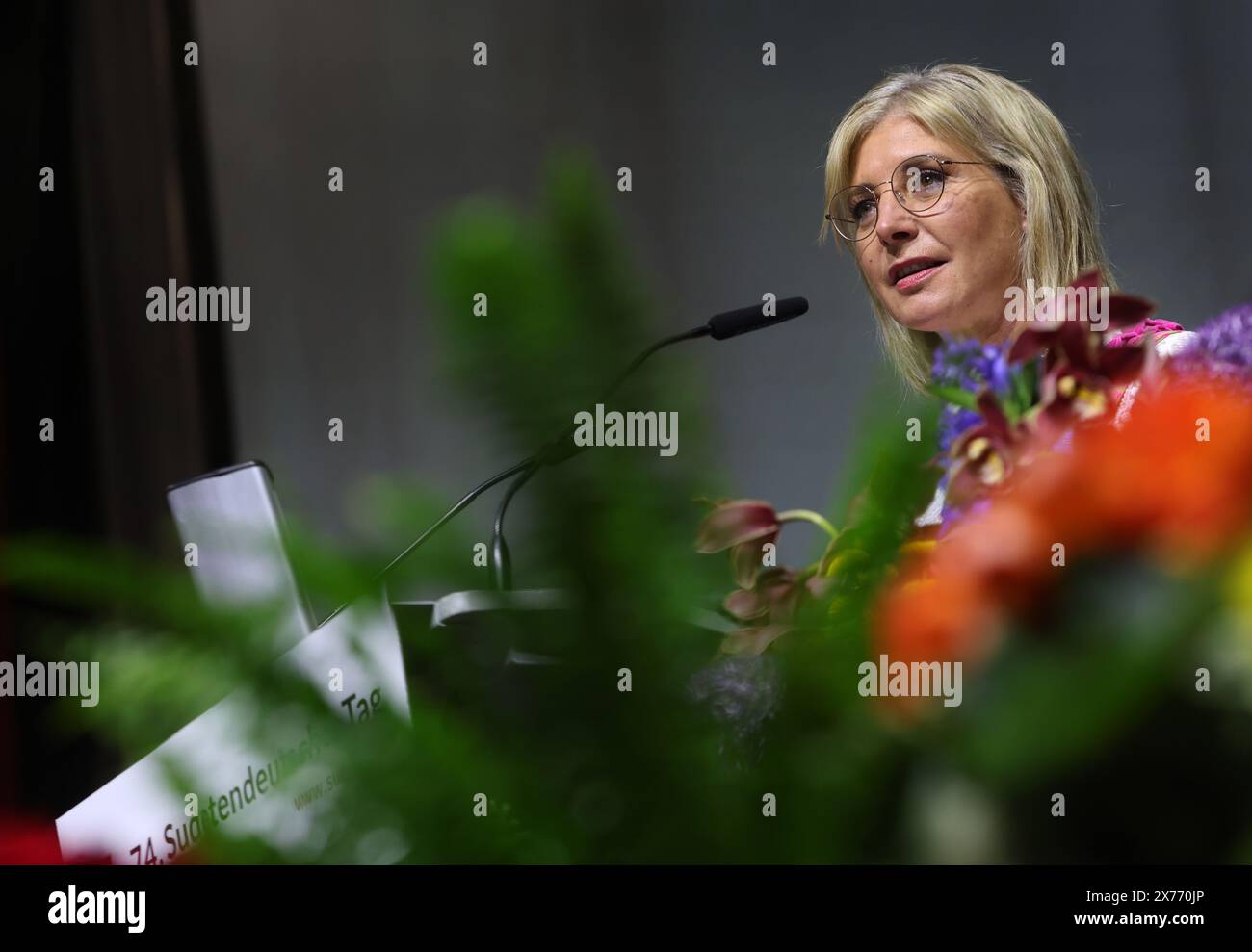 18 May 2024, Bavaria, Augsburg: Ulrike Scharf, Bavarian Minister of ...