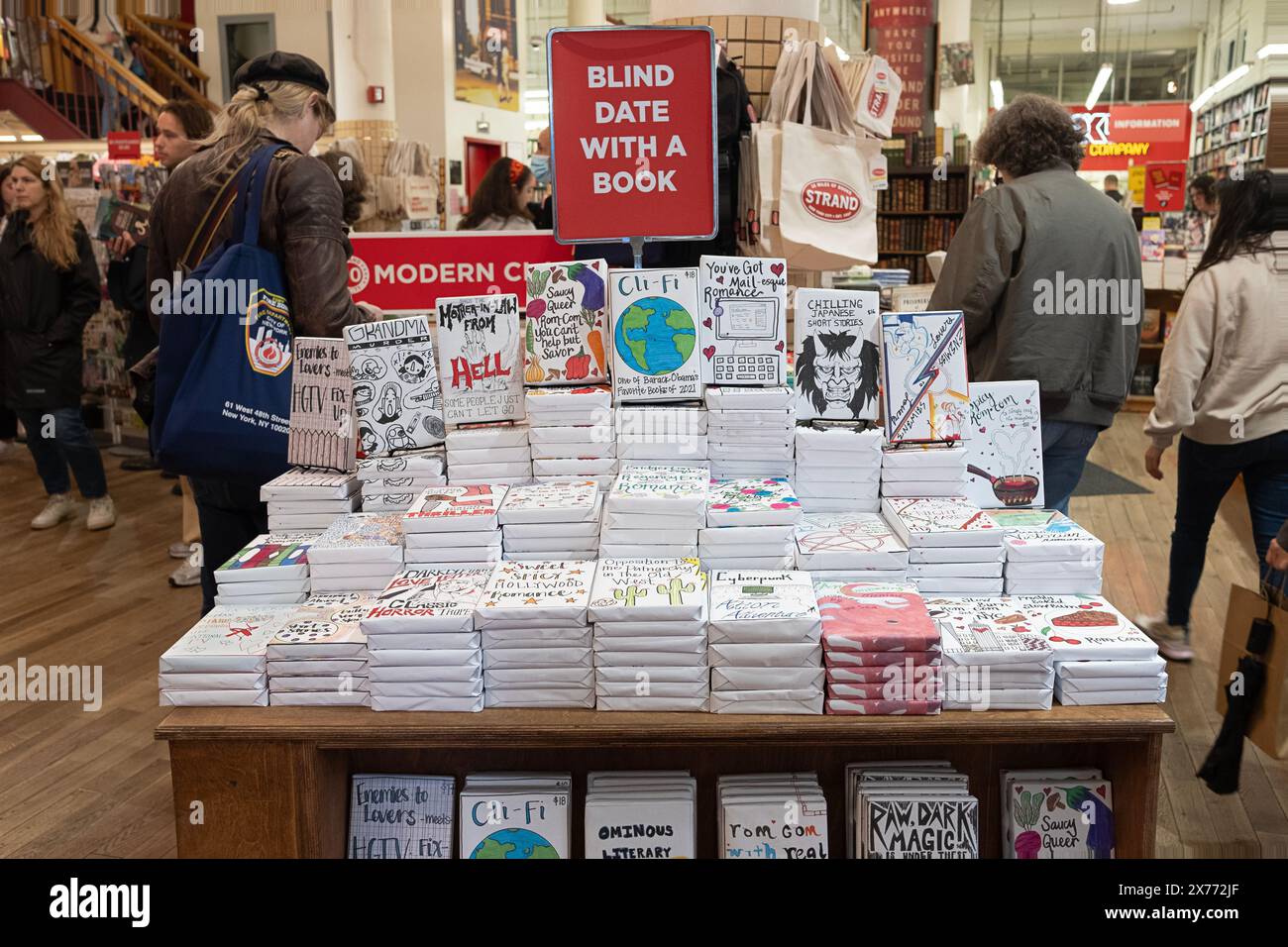 BLIND DATE WITH A BOOK, an unusual sales technique of selling books ...