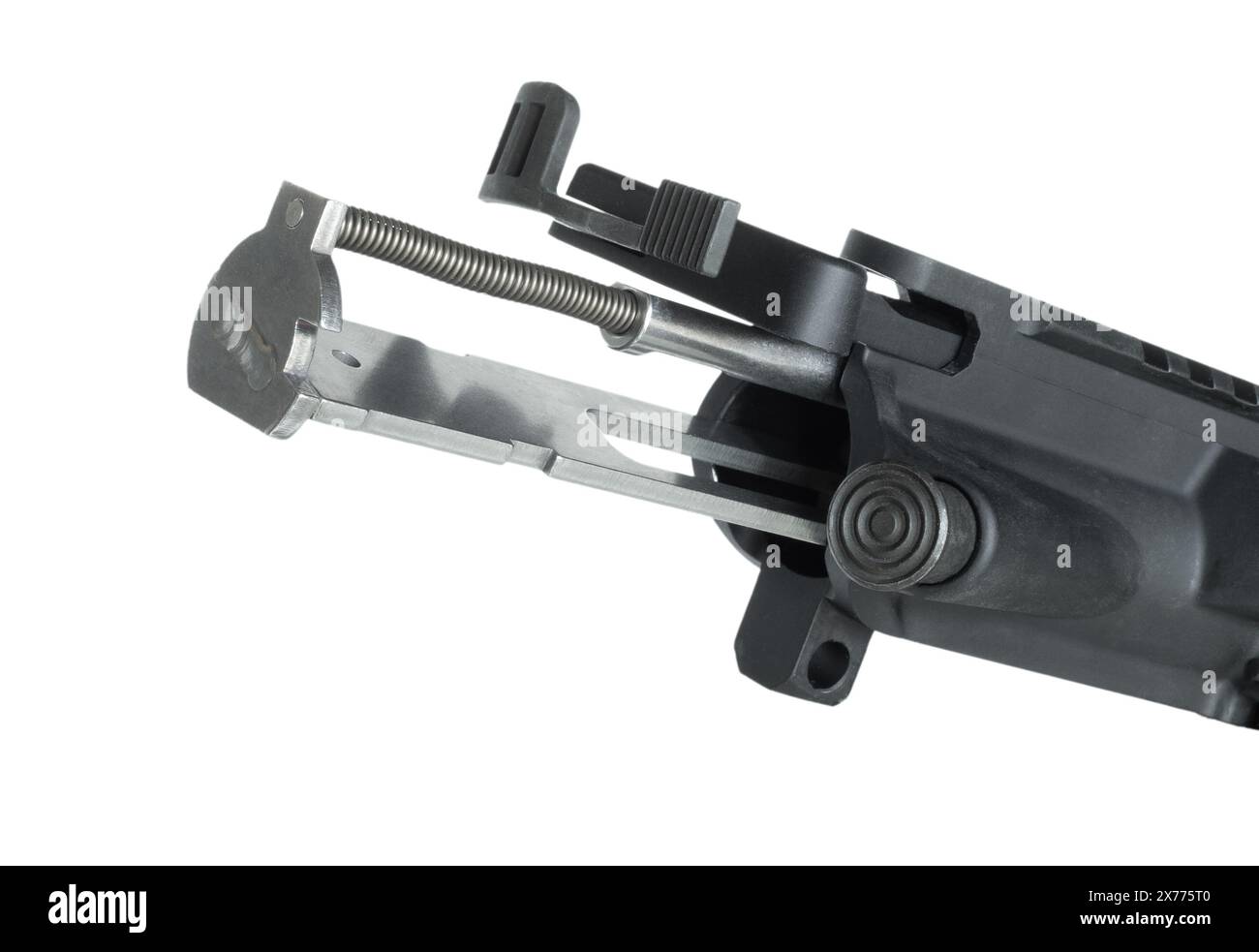 Bolt carrier group that allows an assault rifle to chamber .22 rimfire ...