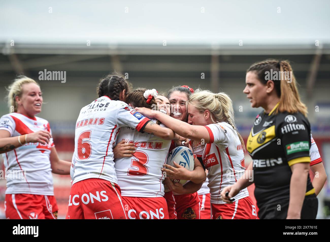 Doncaster, England - 18th May 2024 - Emily Rudge of St Helens ...