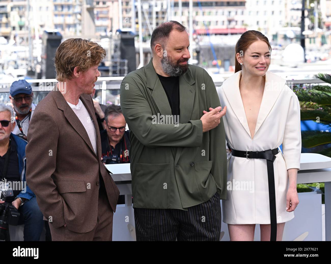 Cannes, France. May 18th, 2024. Jesse Plemons, Yorgos Lanthimos and ...