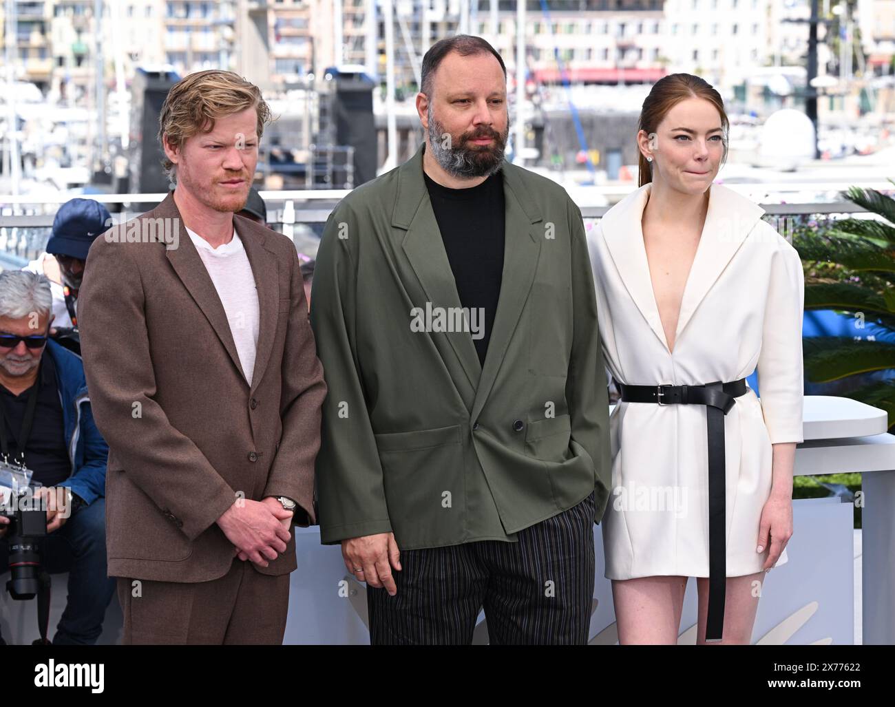Cannes, France. May 18th, 2024. Jesse Plemons, Yorgos Lanthimos and ...
