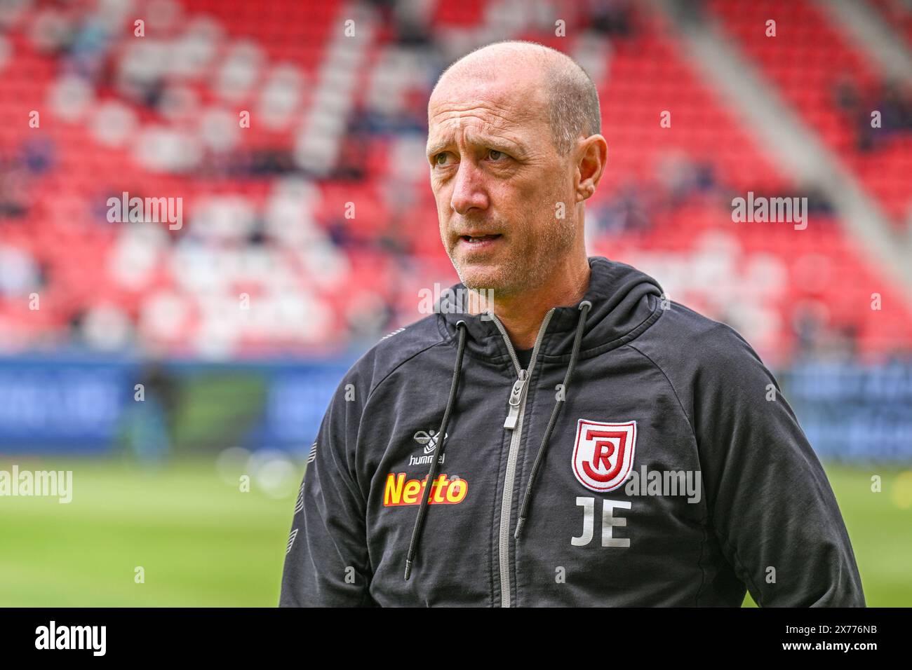 Regensburg, Germany. 18th May, 2024. Soccer: 3rd division, Jahn ...