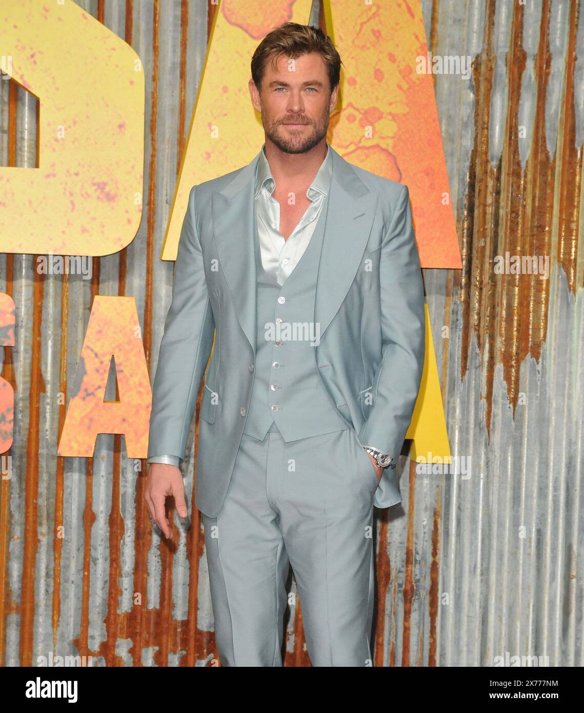 Chris Hemsworth at the "Furiosa: A Mad Max Saga" UK film premiere ...