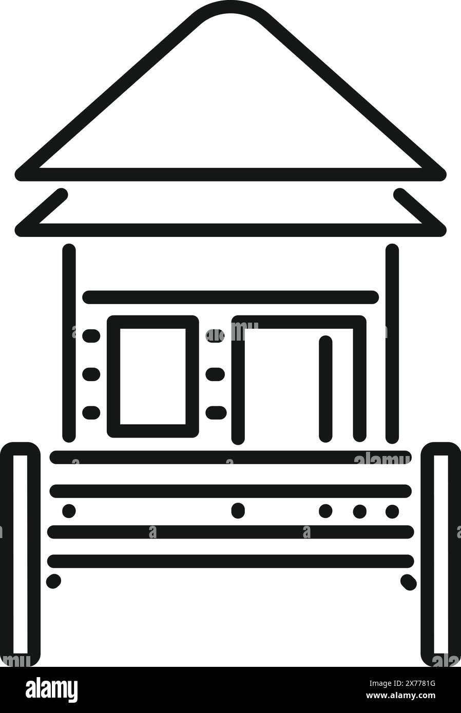 Architectural triangular Stock Vector Images - Alamy