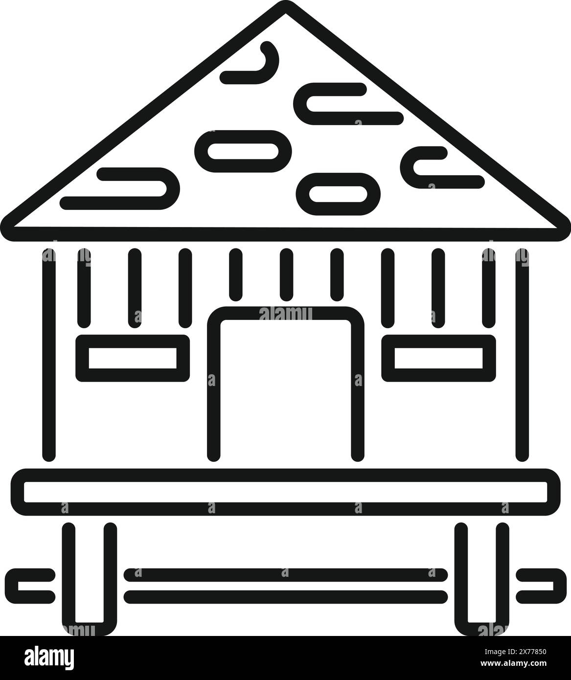 Hut logo Black and White Stock Photos & Images - Alamy