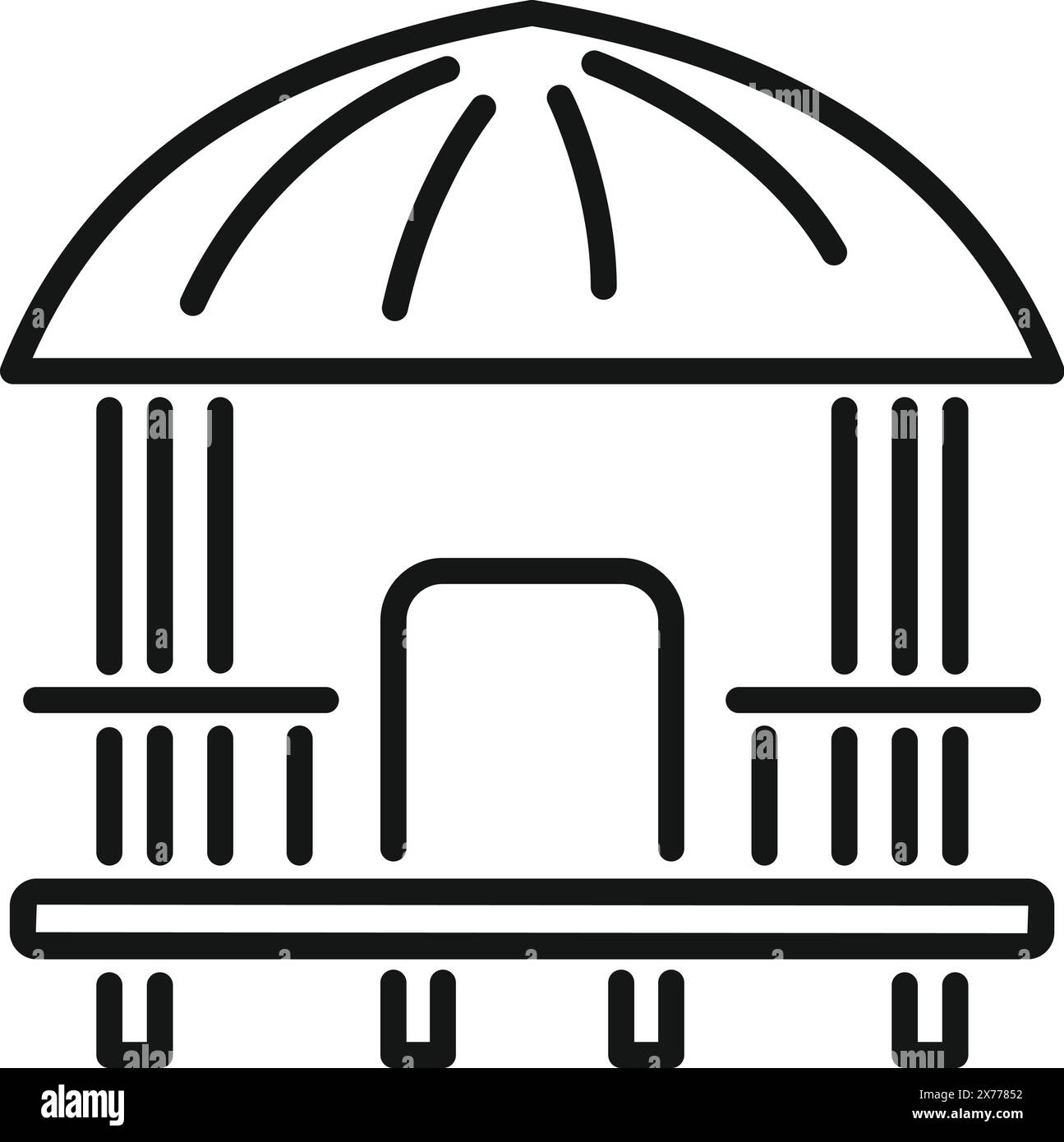 Bandstand pavilion Stock Vector Images - Alamy