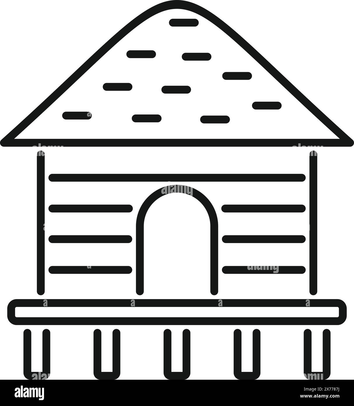 Stilt house Cut Out Stock Images & Pictures - Alamy