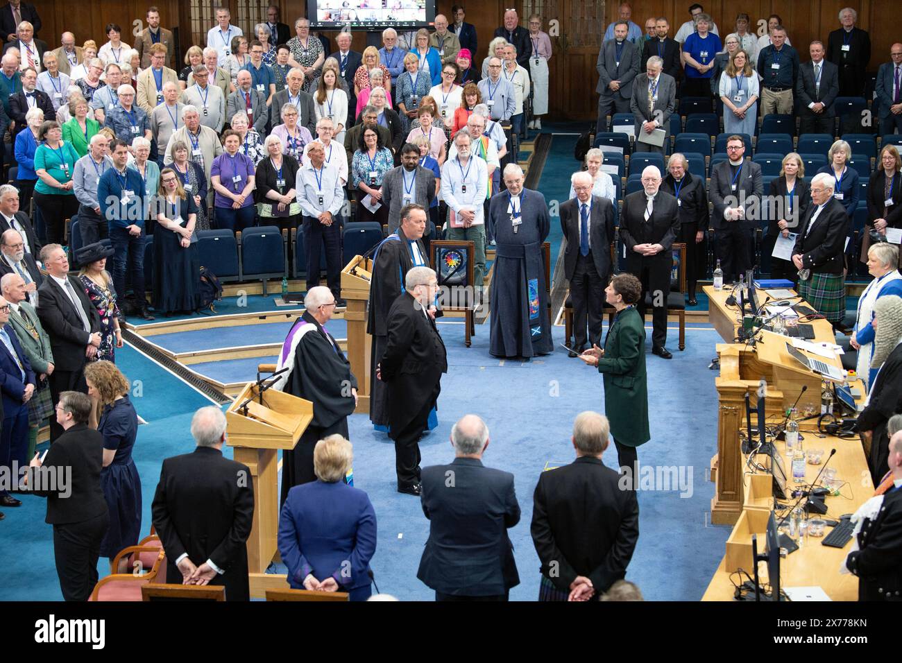 Rev Dr Shaw Paterson is officially installed as the Moderator Designate ...