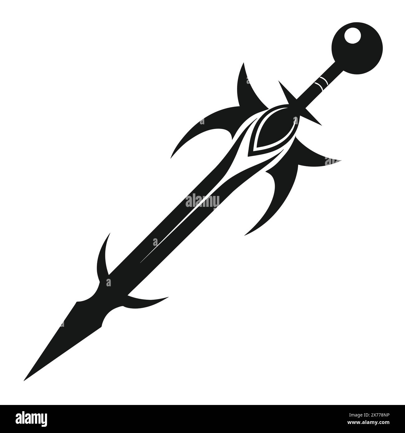 Sword hilt medieval Stock Vector Images - Alamy