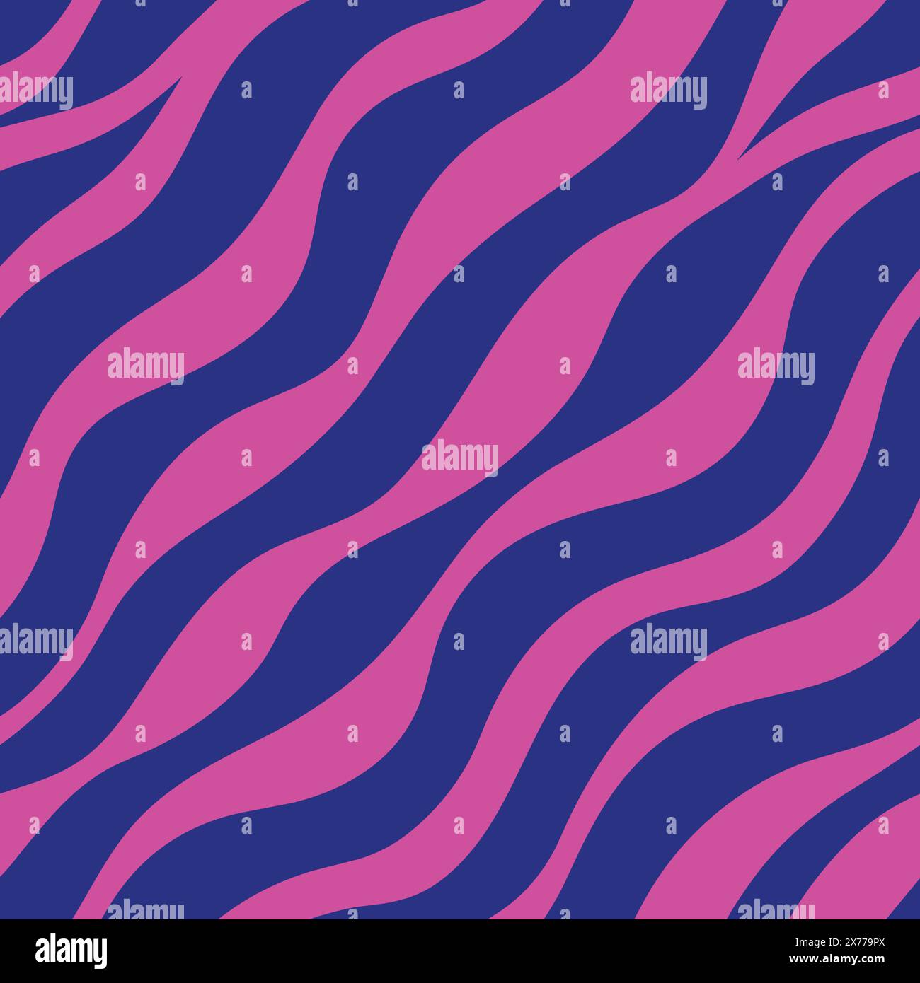 repeating pattern of pink and purple zebra stripes on a blue background ...