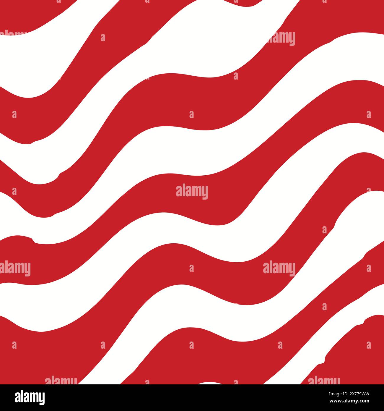 pattern of wavy lines in shades of red on a white background Stock ...