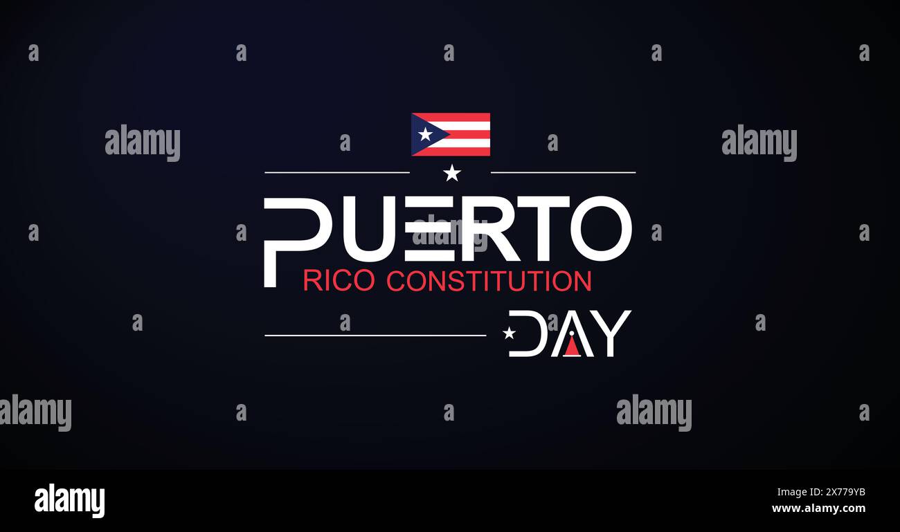 Puerto rico flag vector design hi-res stock photography and images - Alamy