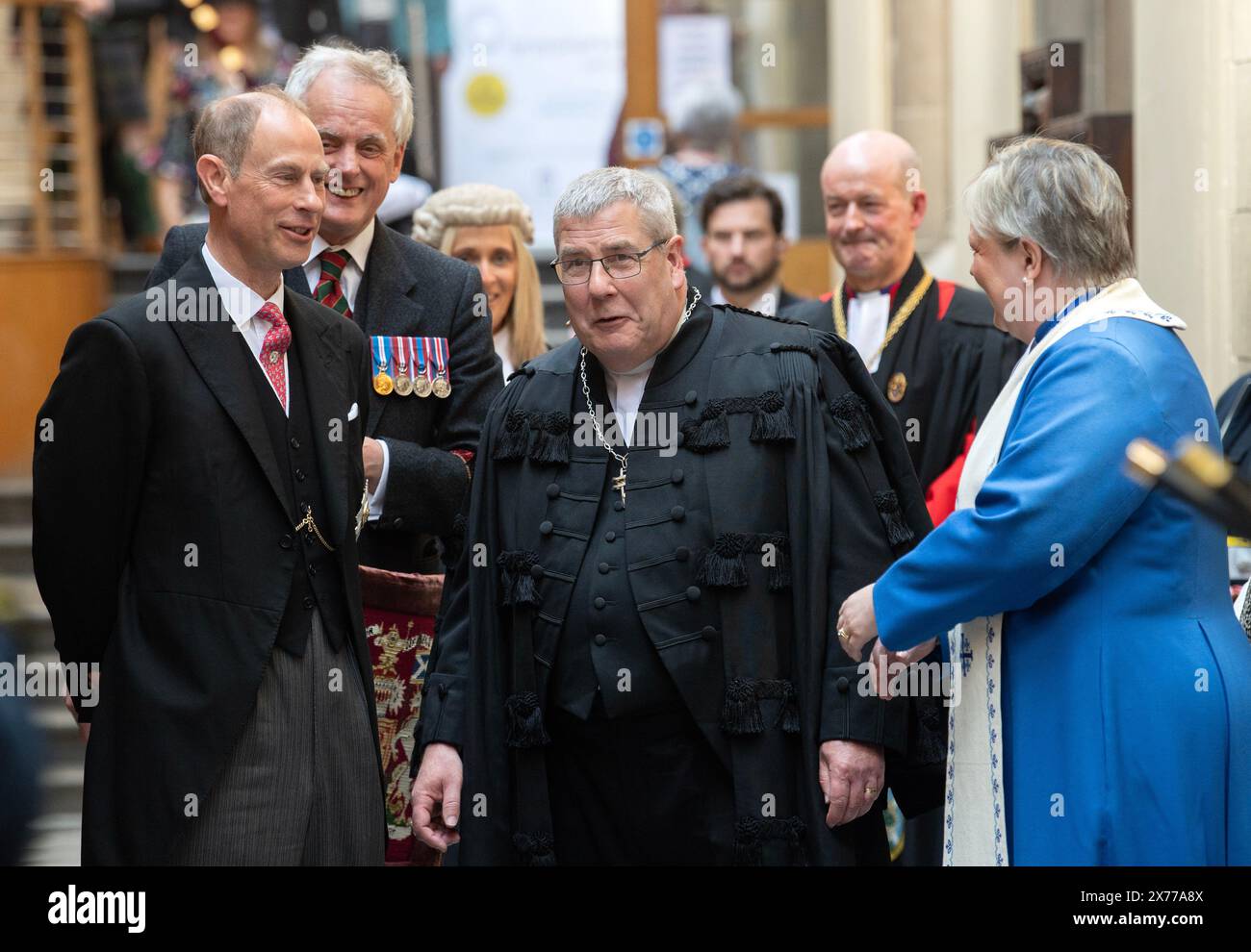 The Duke of Edinburgh, who represents King Charles III as Lord High ...